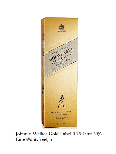Johnnie Walker Gold Label 75CL Dutyfreelgh
